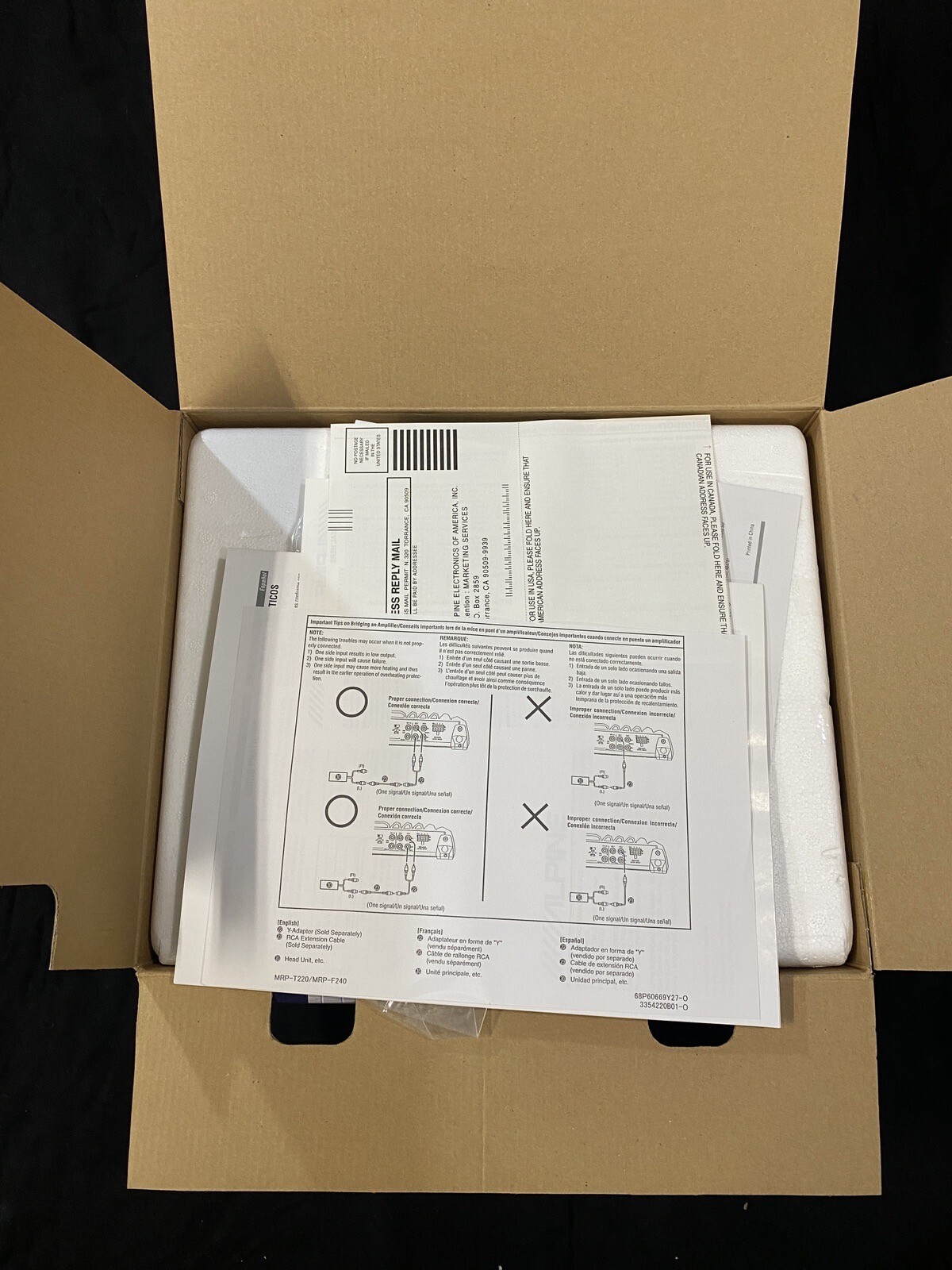 Alpine MRP-F240 4-Channel Car Amp for sale online | eBay