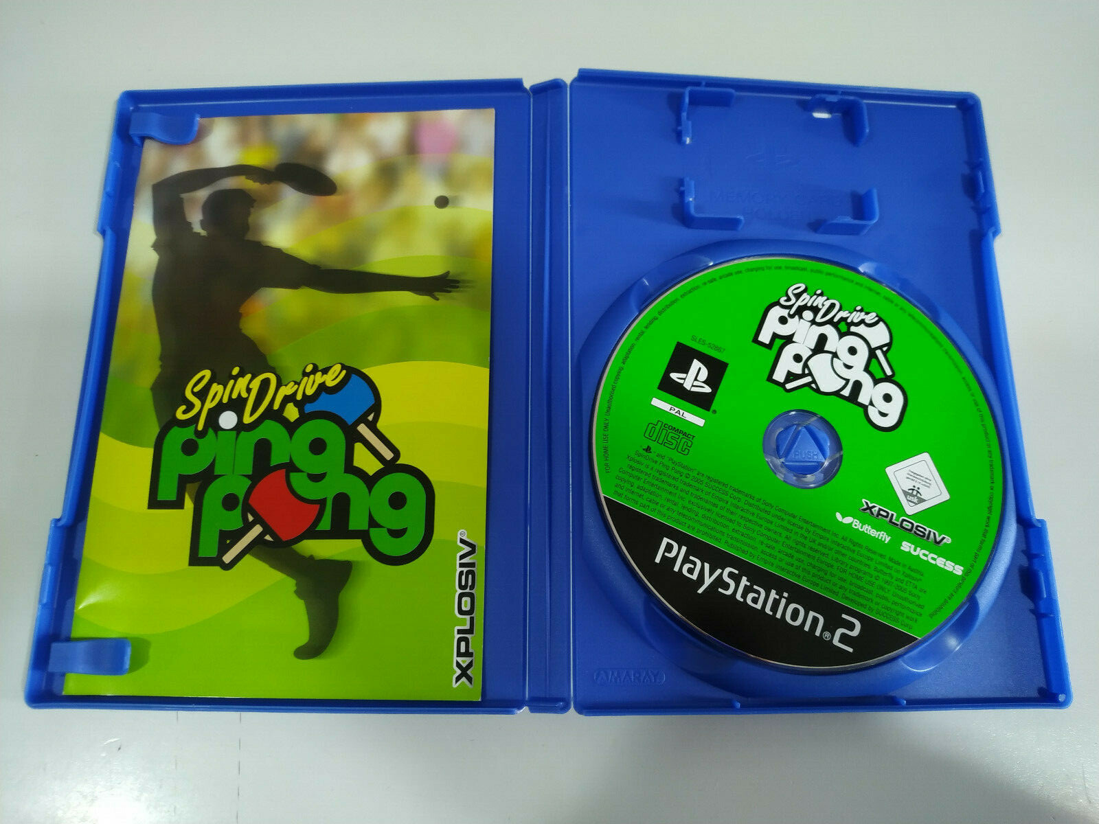 Spindrive Ping Pong Xplosiv - PLAYSTATION 2 Jeu De Pour Ps2 ...