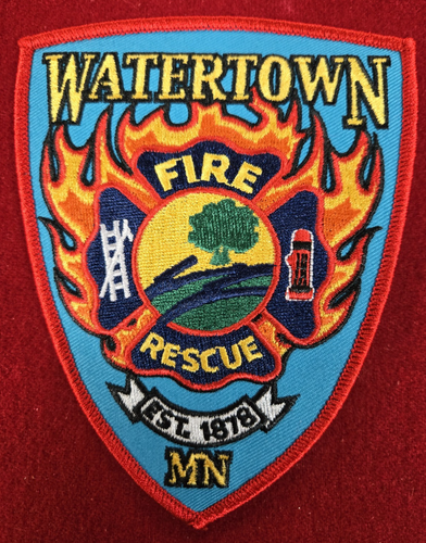 WATERTOWN MINNESOTA FIRE Patch Lot Trade Stock 9 Fire Rescue Patches ...