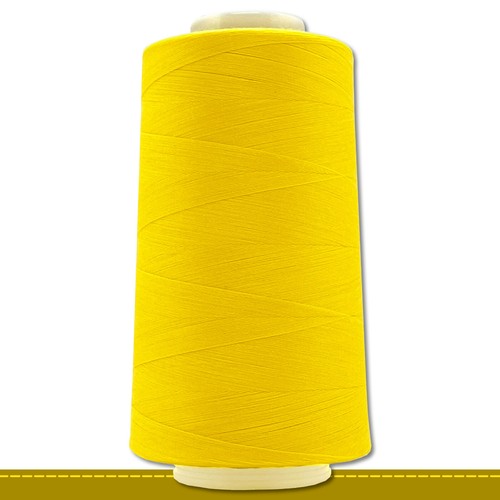 Fil à Coudre Surjet 100 G 5000 Y (4572 M) Force 50/2 (140) Jaune 140754 ...