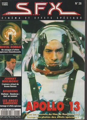 SFX S.F.X # 28 Apollo 13 Mortal Kombat Assassins Stallone Keanu Reeves ...