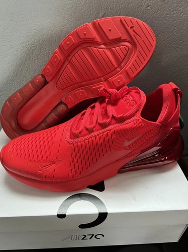 Nike Air Max 270 Triple Red Men's Sneakers NEW | eBay