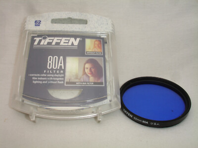 TIFFEN 62mm 80A blue color Filter only | eBay