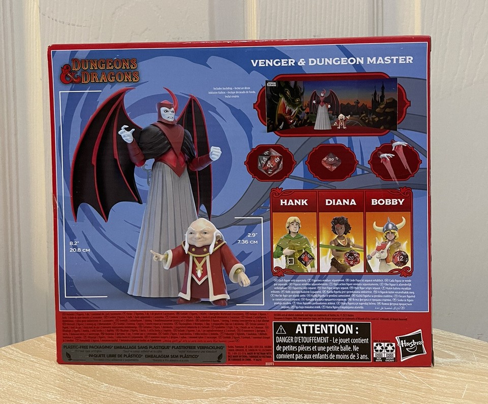 Dungeons & Dragons Cartoon Classics Scale Dungeon Master & Venger In ...