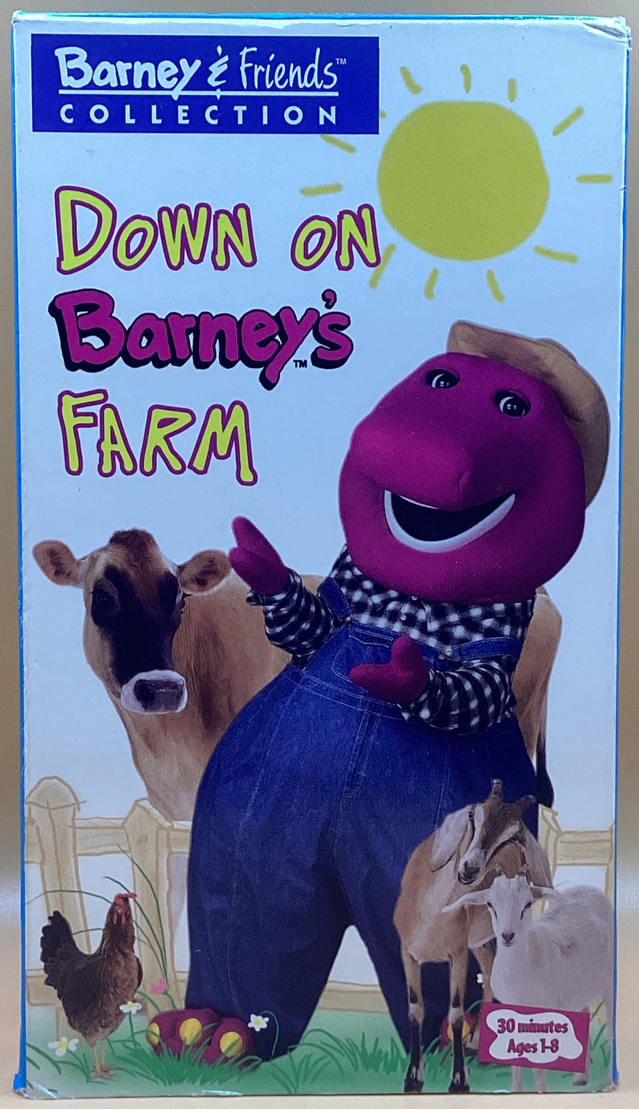 Barney - Down On Barney's Farm VHS 1998 White Tape **Buy 2 Get 1 Free ...