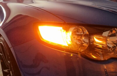 Pair Ford Falcon LED Front Indicator Headlight Globes Lights FG FPV XR6 ...