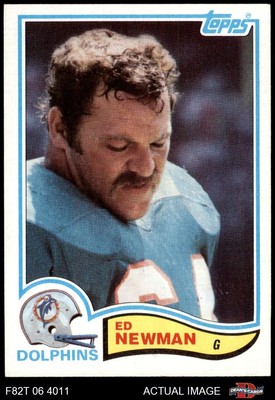 1982 Topps #134 Ed Newman Dolphins Duke 8 - NM/MT | eBay