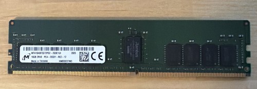 Micron 16GB DDR4 2933 MHz ECC REG RDIMM Server RAM 2Rx8 ...
