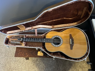 Ovation 12 string acoustic electric guitar USA Model No. 1615 With ...