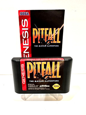 Pitfall: The Mayan Adventure (Sega Genesis, 1994) with Manual TESTED ...