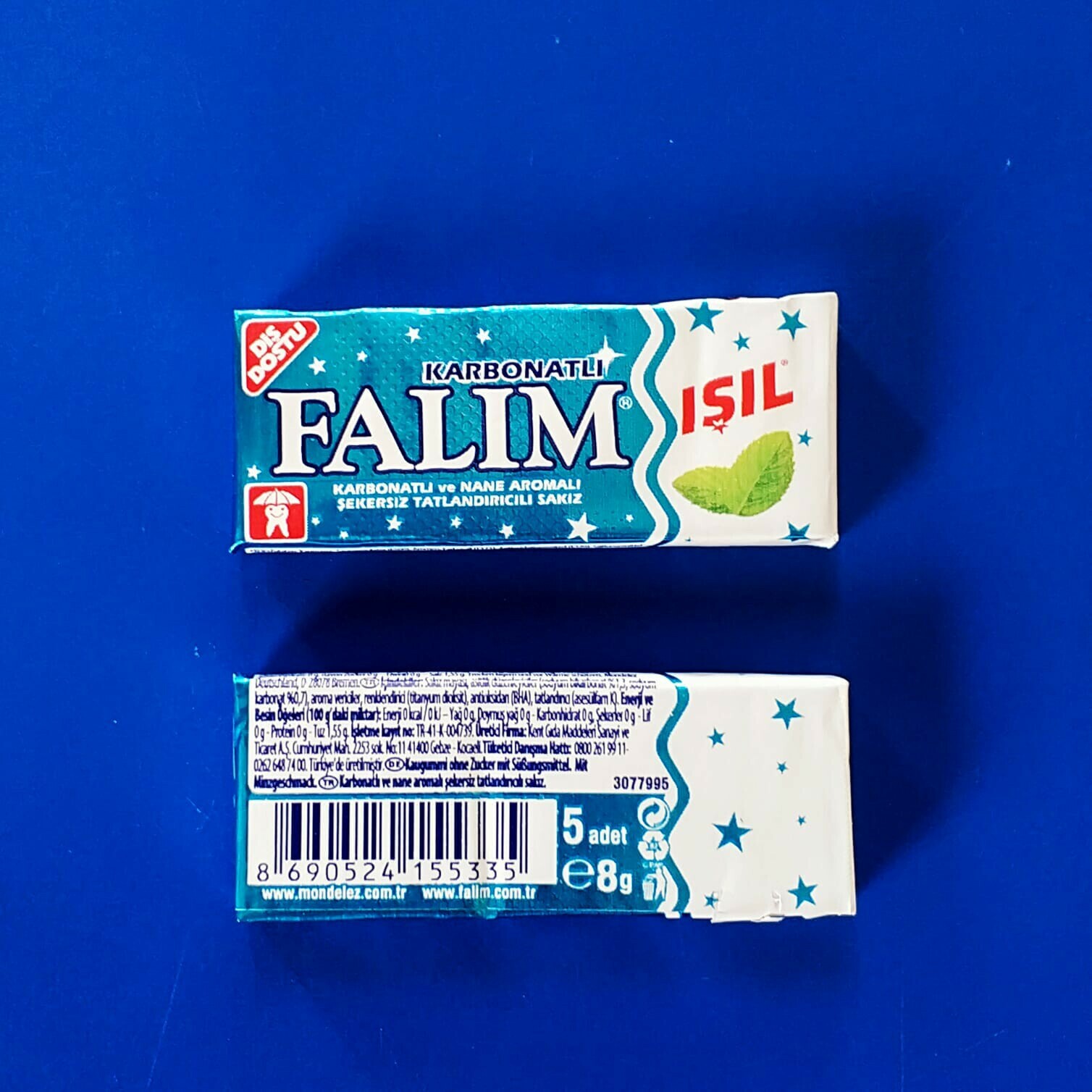 100 Pcs ALL TASTE MIXTURE FALIM SUGAR FREE TURKISH CHEWING GUM ...