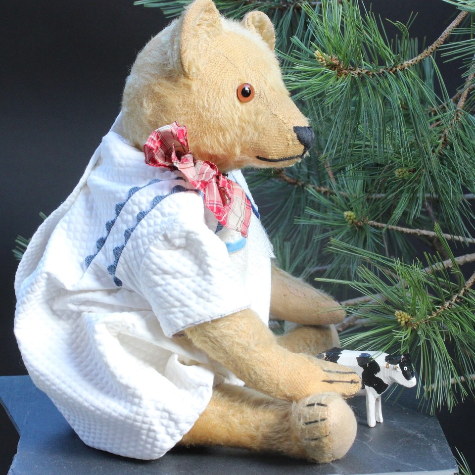 Rare antique original Bing Teddy Bear 1920s w voice 20" & vintage Toy ...