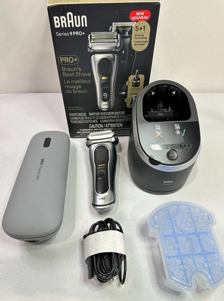 Braun Series 9 PRO+ Electric Razor for Men 6in1 SmartCare Center 9577cc ...