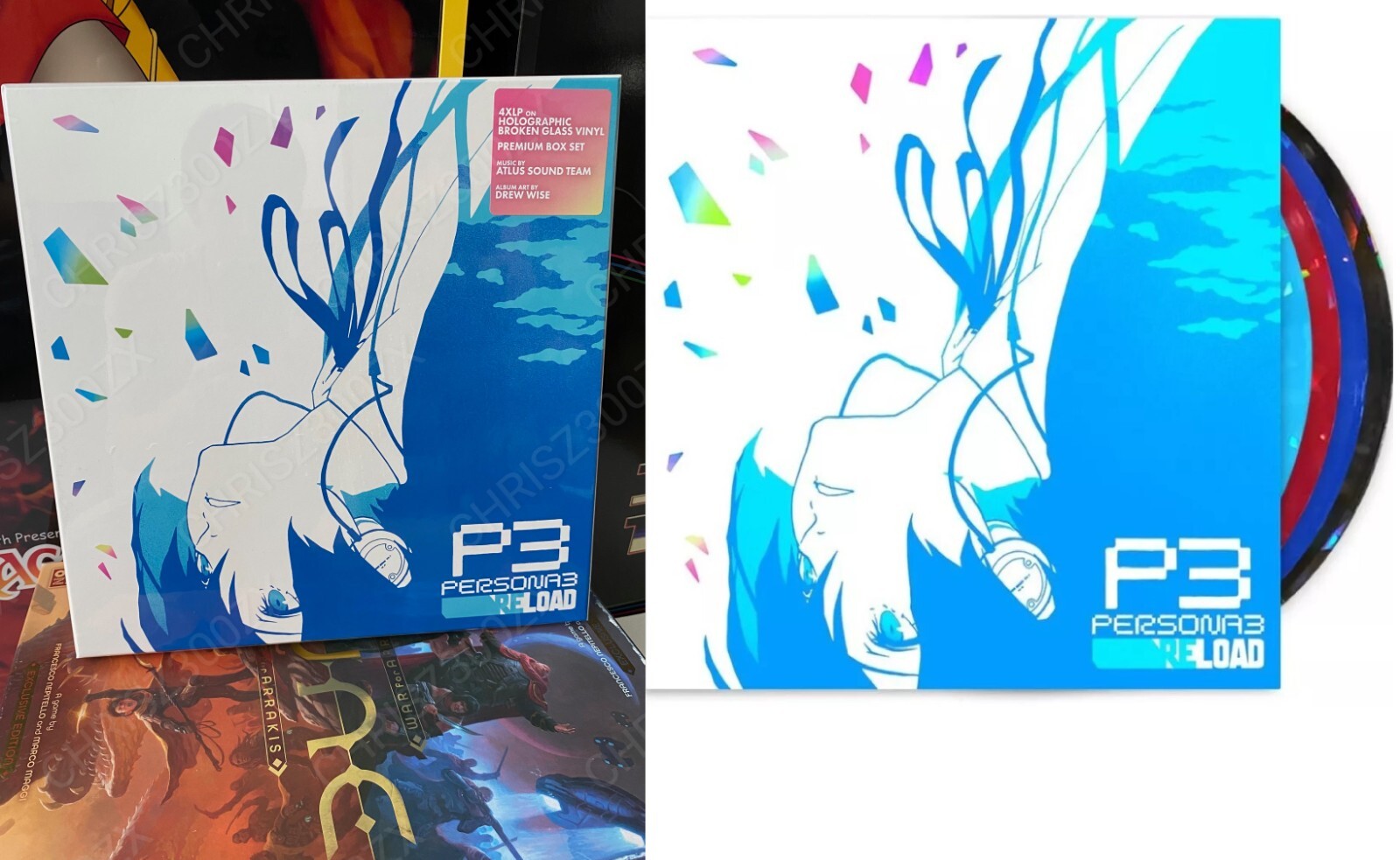 Persona 3 Reload Vinyl Record Soundtrack 4 LP Color Box Set VGM OST P3 ...