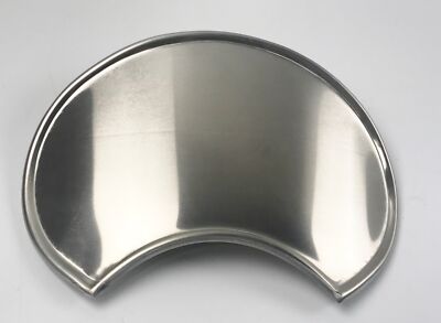 ALUMINUM CURVED FRONT NUMBER PLATE VINTAGE CUSTOM ENDURO SCRAMBLER CAFE ...