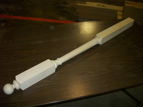 LJ Smith Stair Second Floor Ball Top Hard Maple 3" x 58" LJ 4045BT | eBay