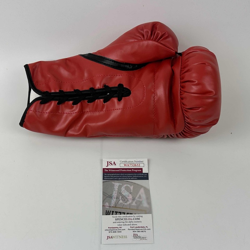 Autographed/Signed Jake Paul Red Everlast Boxing Glove JSA COA Auto | eBay