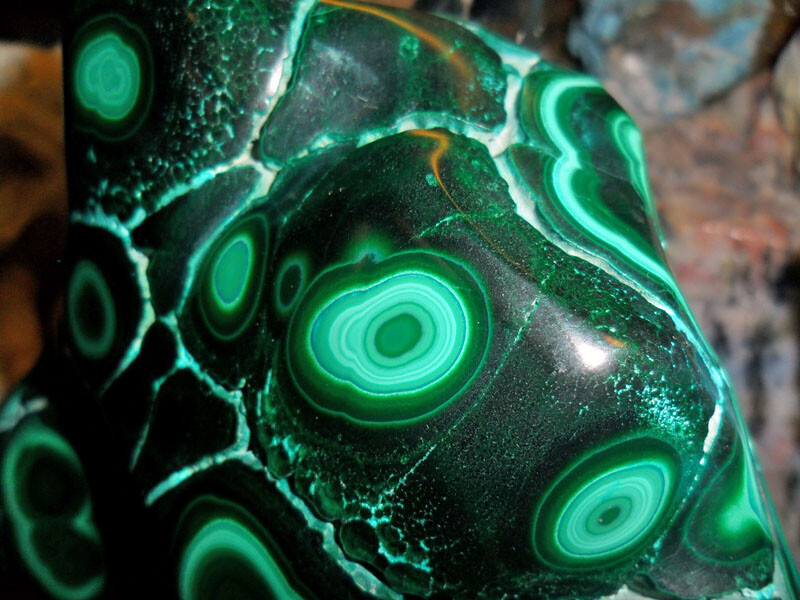 8" Large Very Rare Green Malachite and Blue Chrysocolla Congo AAA+++ | eBay