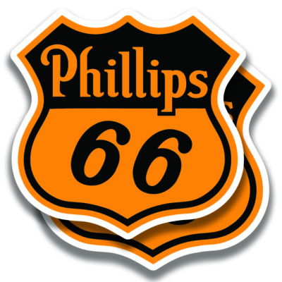 PHILLIPS 66 DECALs 2 Stickers Bogo Vintage Car Window Bumper Truck | eBay