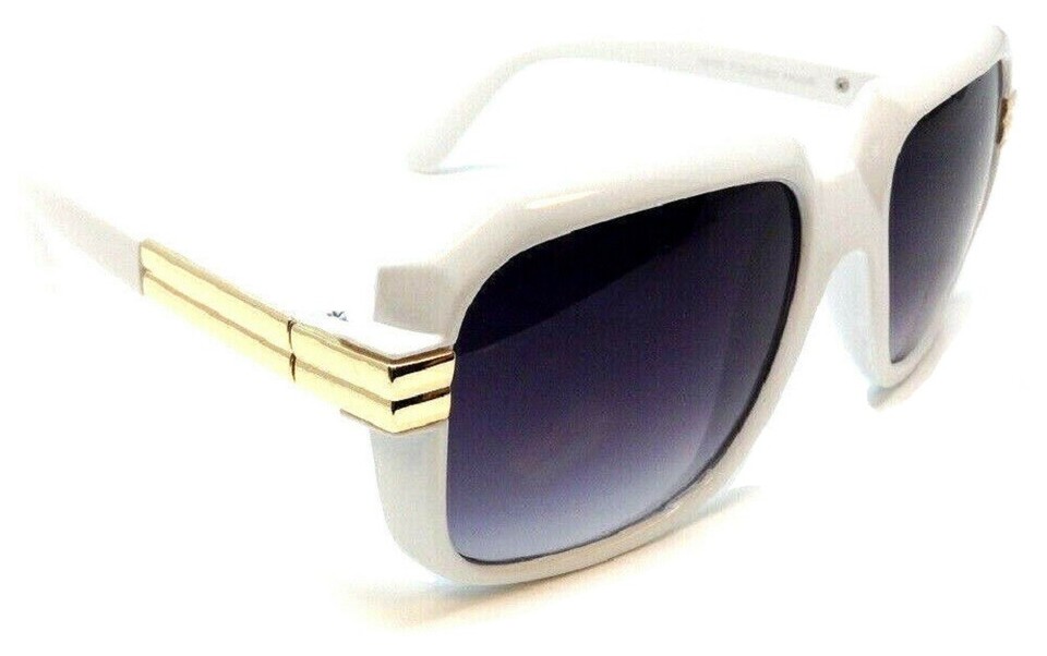 GAZELLE EMCEE HIP HOP OVERSIZED SUNGLASSES SQUARE OVERSIZED RUN DMC ...