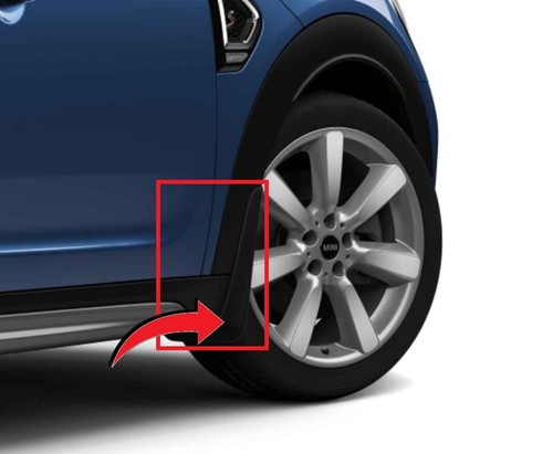 NEW GENUINE MINI F60 COUNTRYMAN FRONT REAR MUD FLAPS SPLASH GUARD LEFT ...