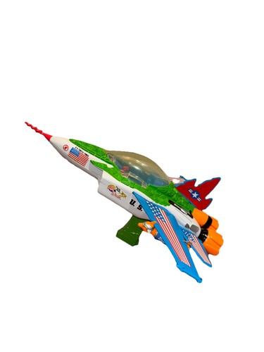 TMNT Teenage Mutant Ninja Turtles Bubble Bomber Jet Plane Incomplete ...