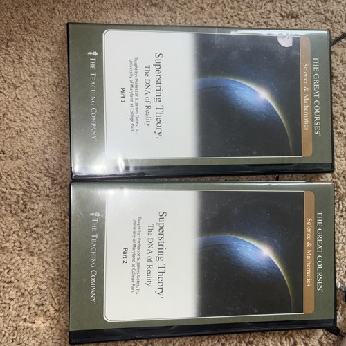 The Great Courses: Superstring Theory - The DNA of Reality Book & 4 DVD ...