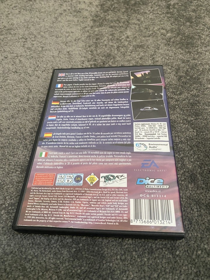 Need For Speed Road Challenge Game PC CD-ROM 1999 | eBay UK