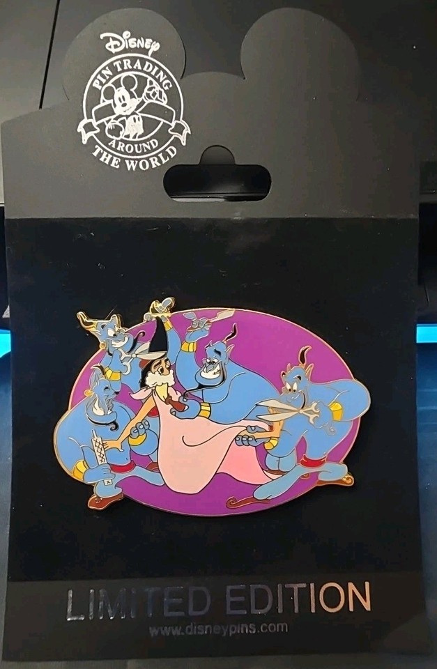 Disney Auctions Genie Pin Make Over Aladdin Jumbo LE 100 Pin Disney ...