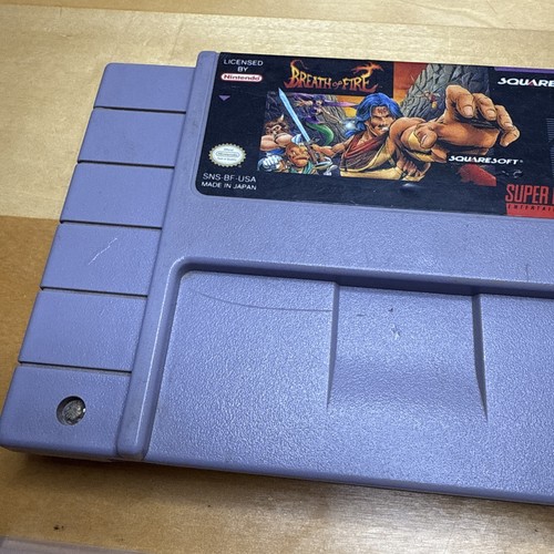 1994 Super Nintendo SNES Breath Of Fire Square Soft Video Game Please ...