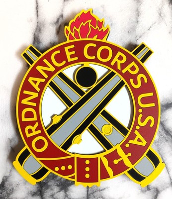 8" US Army Ordnance Corps Regimental Insignia 3D Crest | eBay