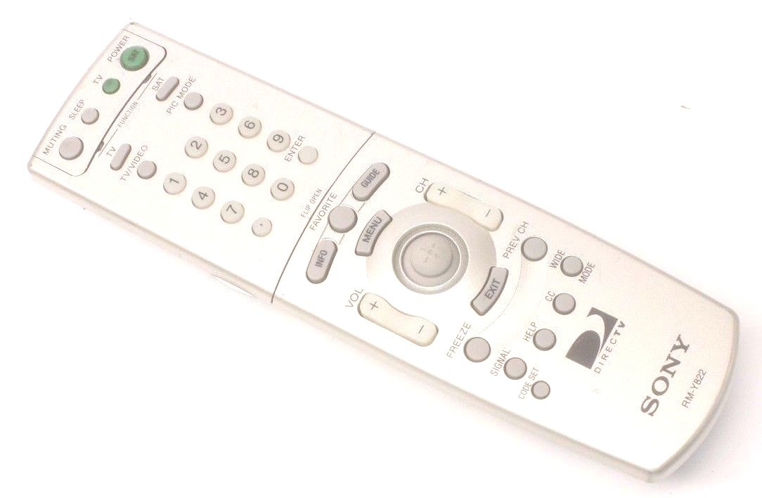 Sony RM-Y822 HDTV DSS Receiver Remote Control for 6711R2N123A 82204094 ...