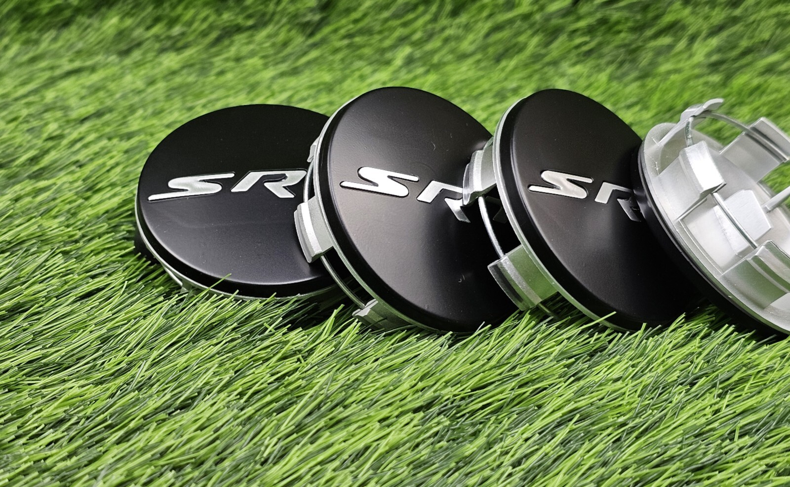 Set of 4 SRT Wheel Center Hub Caps 2015-23 Dodge Charger Challenger ...