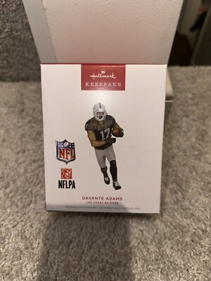 2024 Hallmark Davante Adams Las Vegas Raiders New Keepsake Ornament | eBay