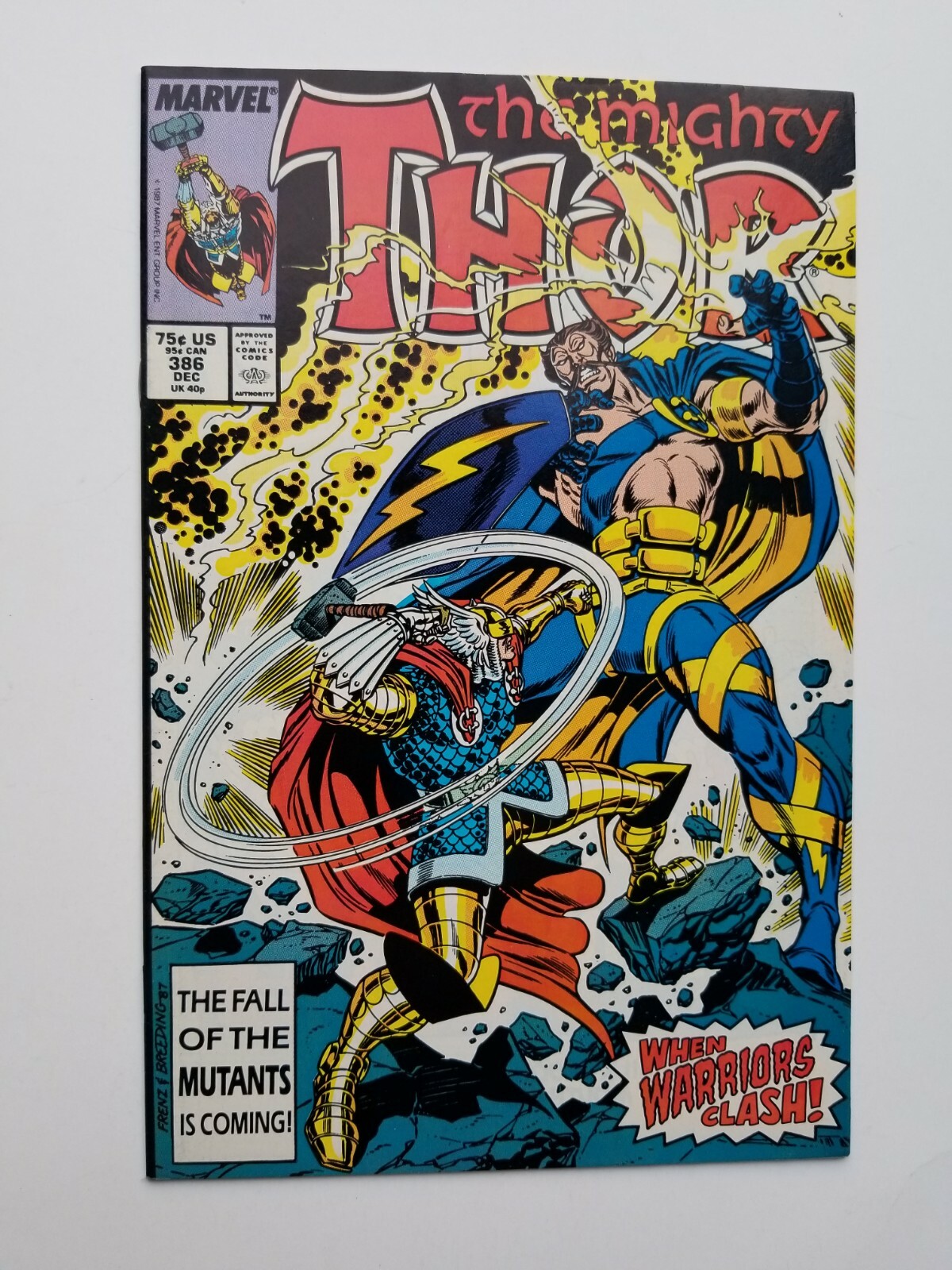 The Mighty Thor #386 KEY (1st appearance of Leir) Marvel Comics 1997 ...