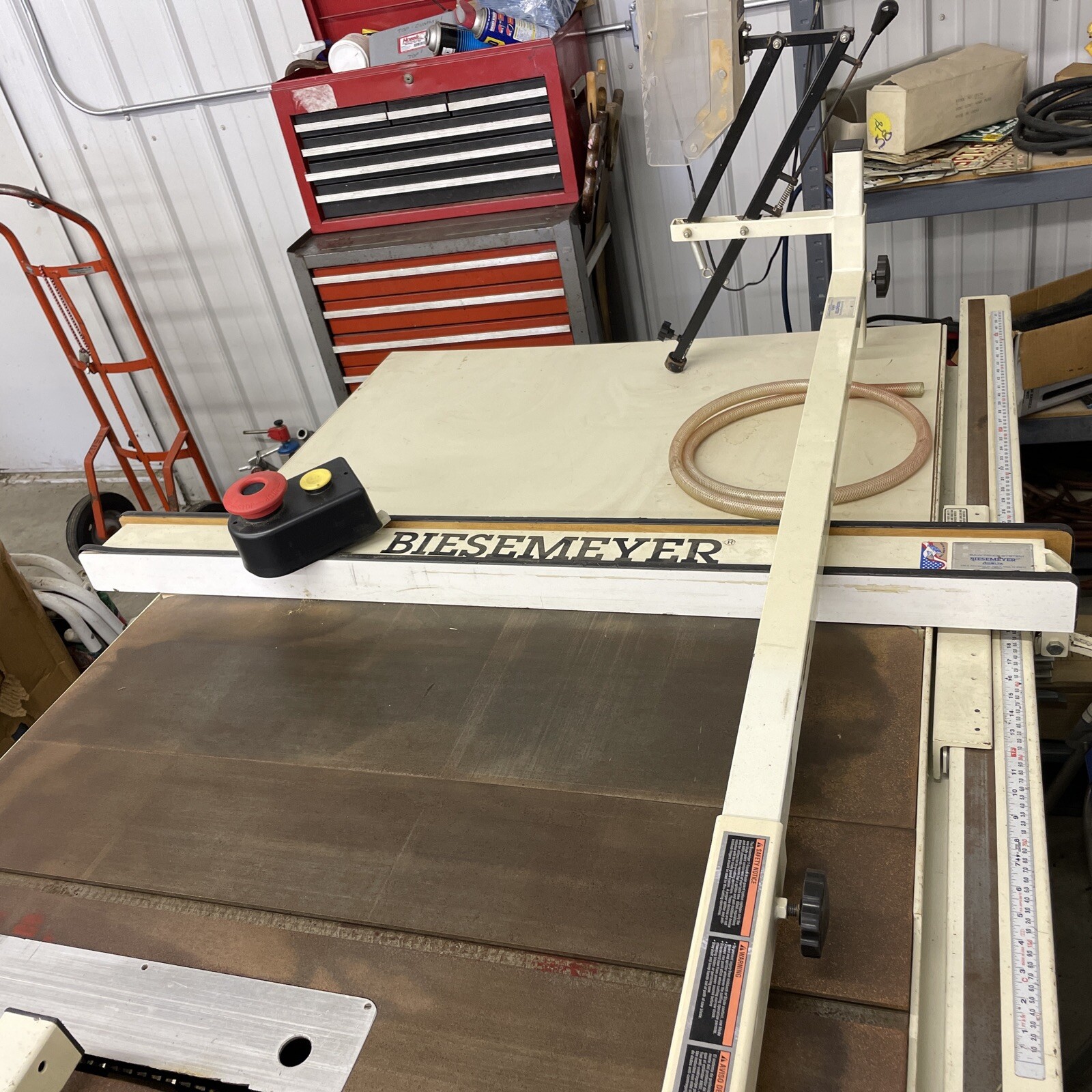 Powermatic Model 72 Table Saw, 3PH 208-220/440 V, 5HP Motor, Biesemeyer ...