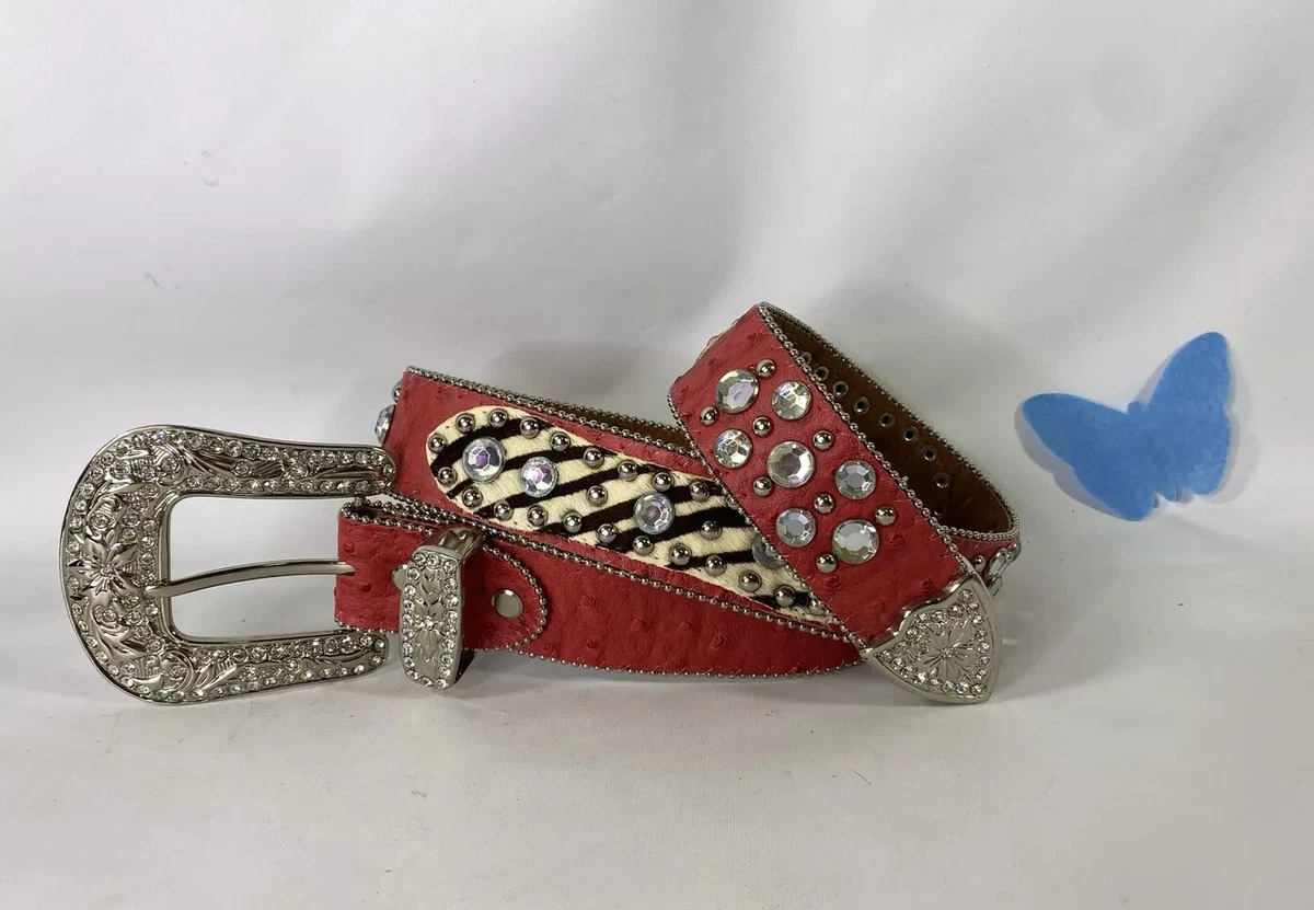 Leather Rhinestone Belts Wholesale