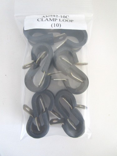 AN742-10C Clamp Loop Alt. MS21919F10 NOS - Lot of 10 | eBay