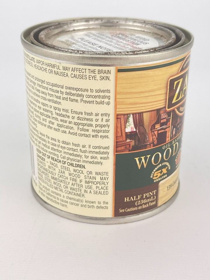 ZAR 139 Coastal Boards Half Pint Oil Based Interior Wood Stain | eBay
