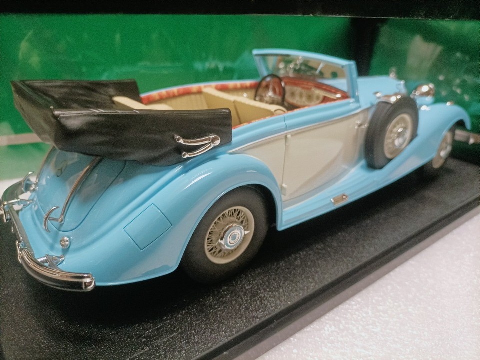 Cult 1:18 Mercedes Benz 540K B 1936 Blau Weiß Cabriolet Vintage Auto ...