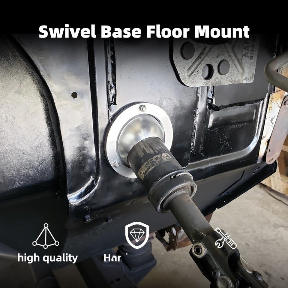 Aluminum 2 Inch Floor Mount with 360 Swivel for Car Steering Column Use ...