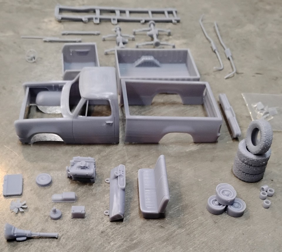 3d printed 1/35 Dodge Early M880 1.25 Ton Army Military Model Kit | eBay