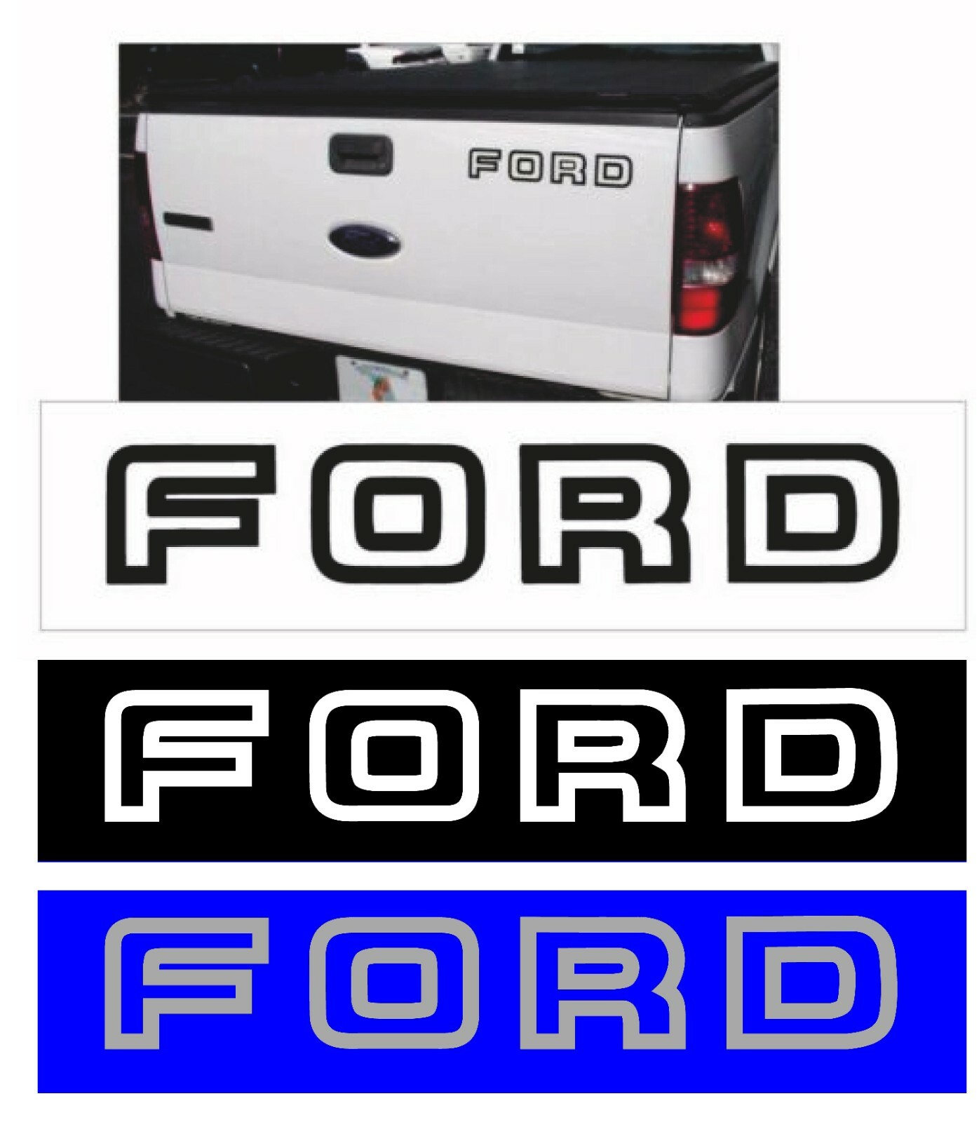Ford Truck Logo Decals