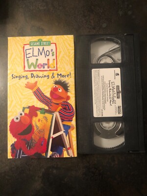 Sesame Street ELMO's WORLD Singing, Drawing & More VHS (2000) | eBay