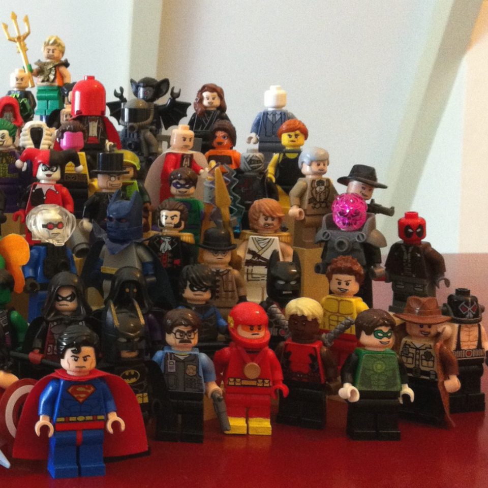 10 Lego DC Minifigs Bulk Lot Batman Minifigure Lot Justice League Figs ...
