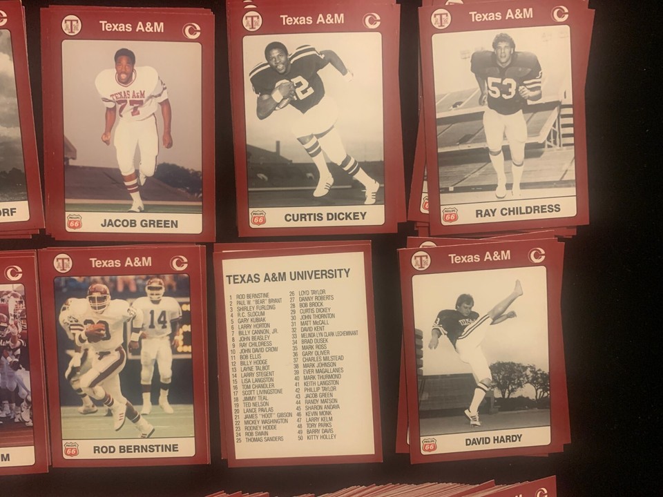 1991 Collegiate Collection TEXAS A&M singles - choose from list Nm/Nm+ ...
