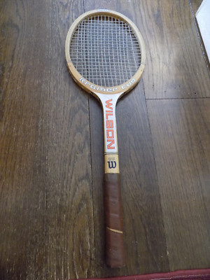 Vtg Wilson Jack Kramer Cup Strata Bow Speed Flex Fibre Face Tennis ...