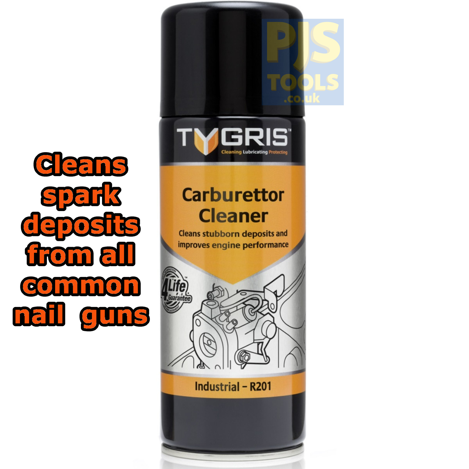 Tygris R201 400ml nail gun cleaner aerosol spray for paslode impulse ...