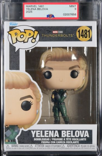 Yelena Belova "Thunderbolts" Marvel 1481 Funko Pop! PSA 9 MINT | eBay
