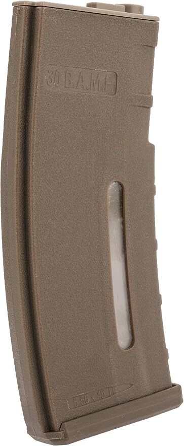 Evike BAMF 30rd Polymer MilSim Mag M4 / M16 Series Airsoft AEG Rifles ...